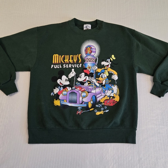 Disney | Tops | Vintage Mickey Co Mickeys Full Service Gas Minnie ...